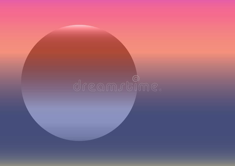 Abstract Background Using Gradients. Space Landscape. Colorful Vector ...