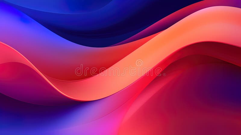 Abstract Background Utilizes Gradients, Creating Visual Color ...