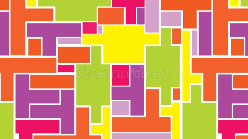 Abstract Background from a Variety of Rectangular Shapes Stock Vector ...