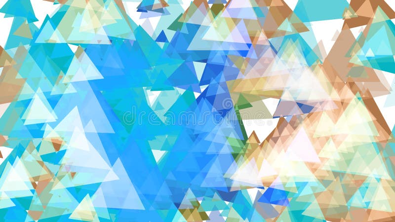 Abstract Background with Various Multicolored Triangles. Big and Small ...