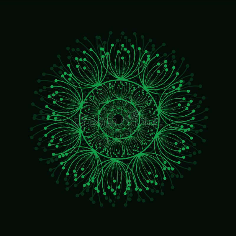 Abstract Background. Vector Beautiful Circle Stock Illustration ...