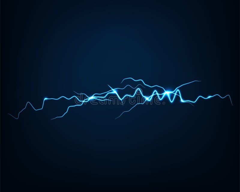 Abstract Background Vector Electric Light. Spark Flash Effect. Bright ...