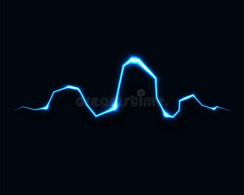 Abstract Background Vector Electric Light. Spark Flash Effect. Bright ...