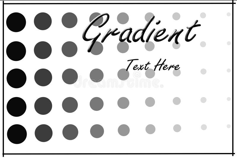 Abstract Background Vector Illustration of Monochrome Circle Gradation ...