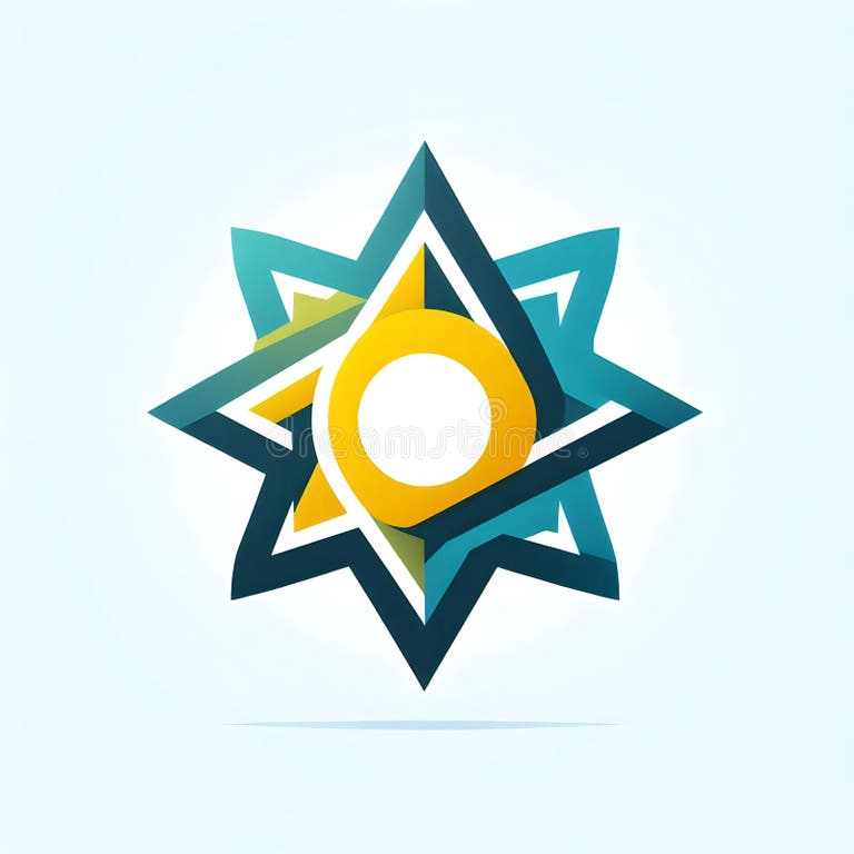 Abstract Background Vector Illustration with Star Shape Stock ...