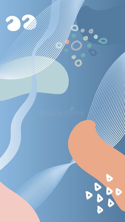 Abstract Background Vector with Natural Earth Tone Memphis Style ...