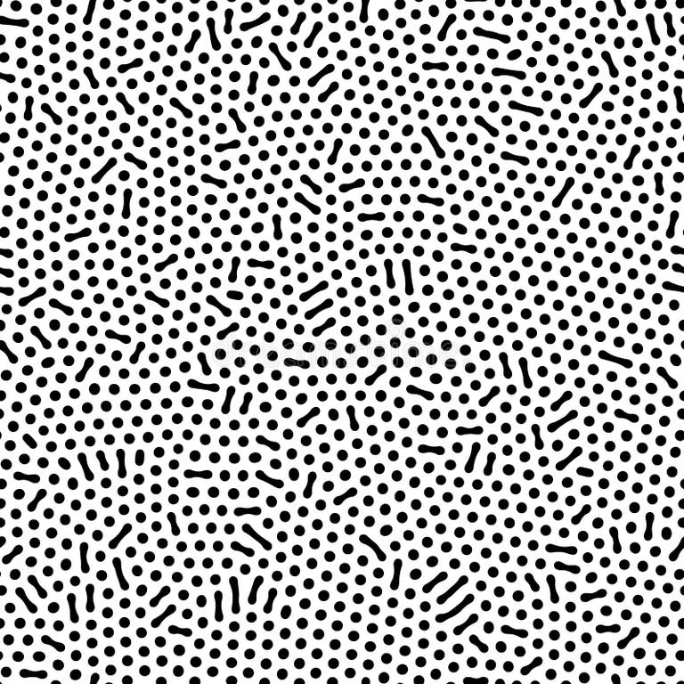 Abstract Background of Vector Organic Irregular Lines and Dots Pattern ...