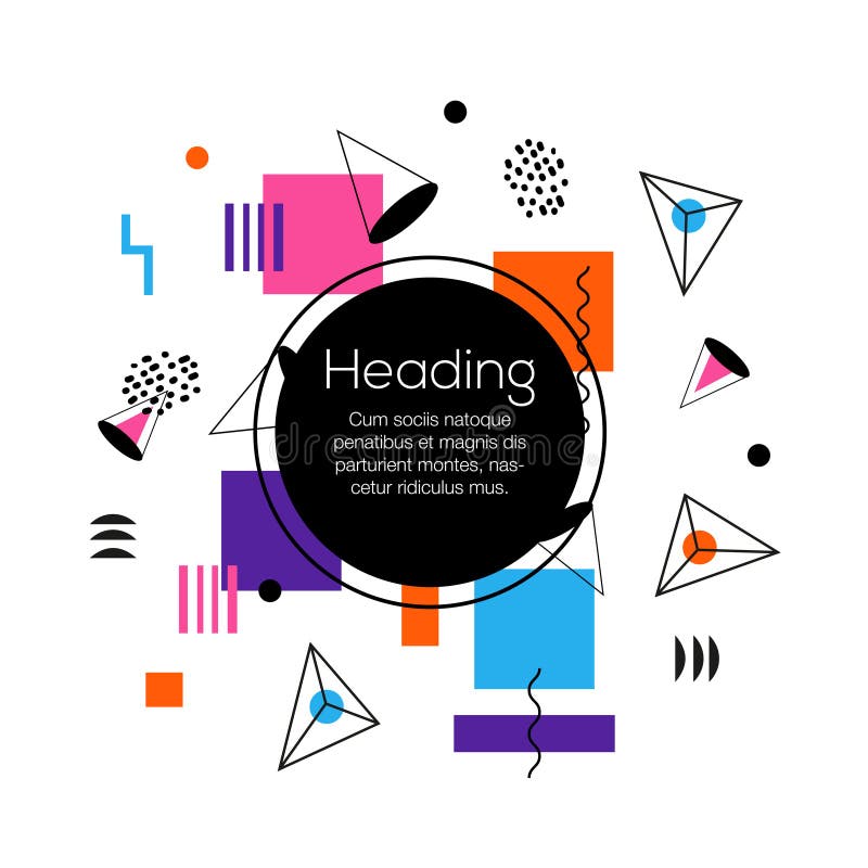 Abstract Background - Vector Template Illustration Stock Vector ...