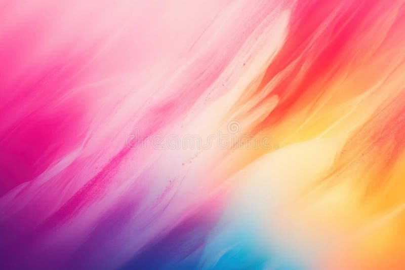 Abstract Background with Vibrant Color Gradient and Soft, Blurry ...
