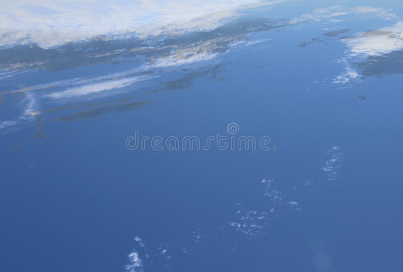 Abstract Background of the View of the Surface of the Planet from Space ...