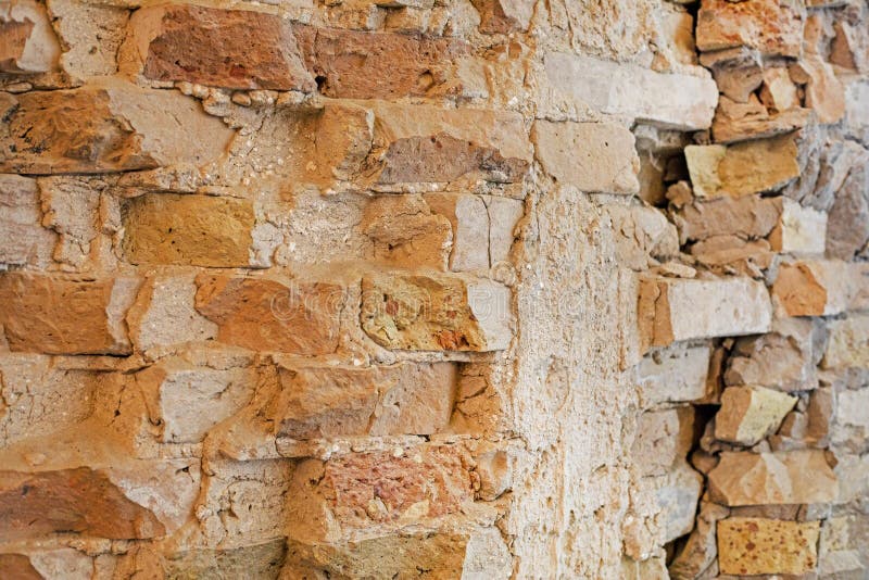 Abstract Background Vintage Masonry Brick Wall of Past Stock Photo ...