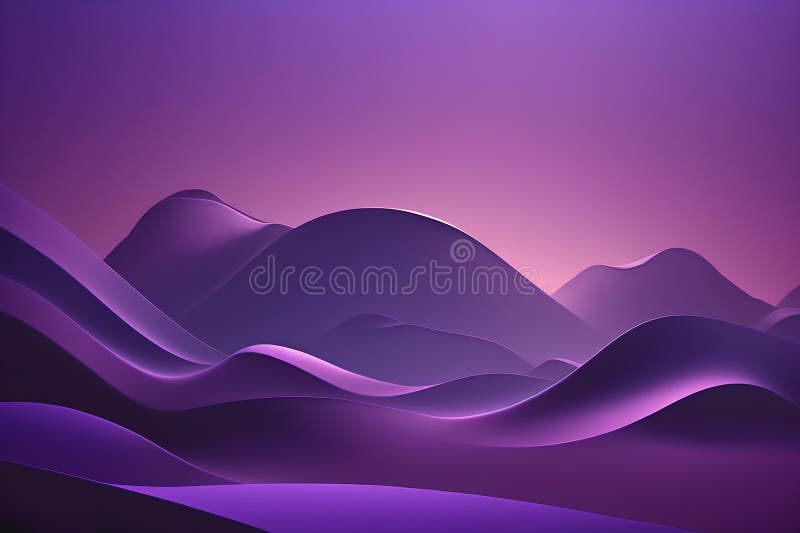 Abstract Background with Violet Mountains. Vector Illustration. Can Be Used for Presentations ...