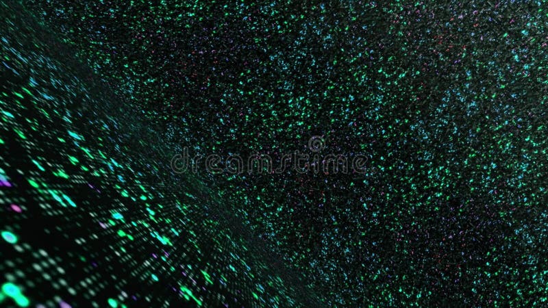 Space with Matrix Flows of Particles. Design. Live Streams of Molecular ...