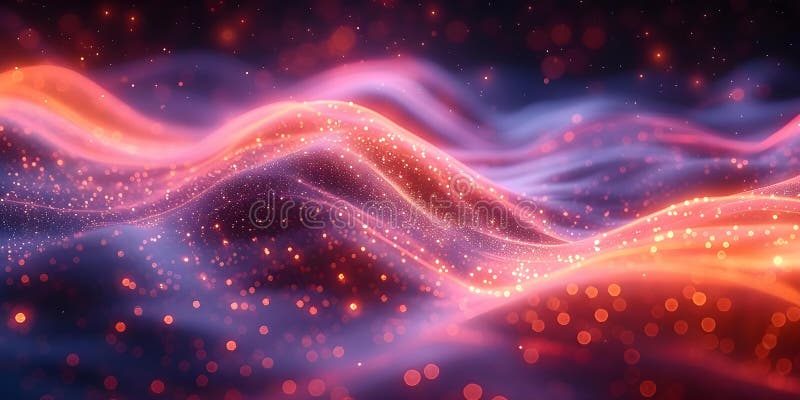 Abstract Background Visualizing Data Spectrum with Flowing Colors ...