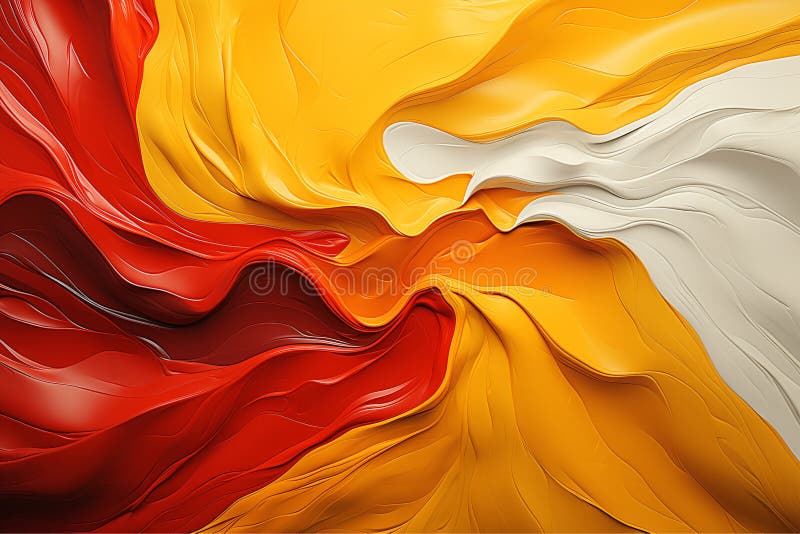 Abstract Background of Vivid Red and Yellow Color Mixing with Different ...