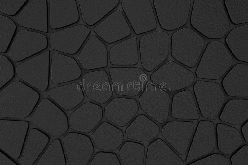 Abstract Background of Voronoi Texture. 3D Rendering Stock Illustration ...