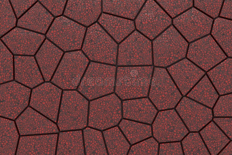 Abstract Background of Voronoi Texture. 3D Rendering Stock Illustration ...