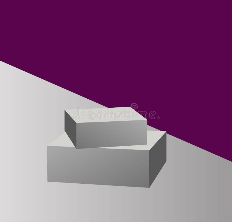 Abstract Background Wall Corner with Floor Illustration Stock Vector ...