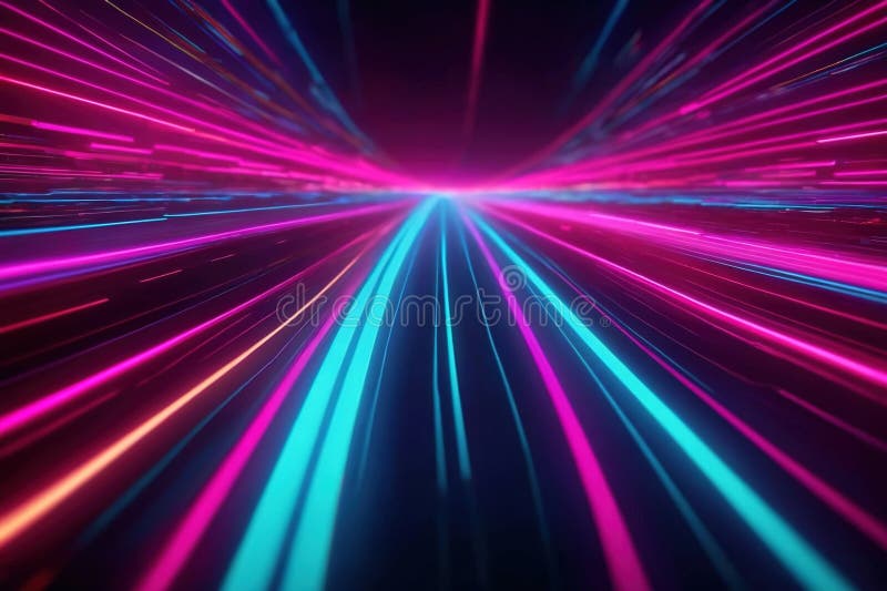 Abstract Background Wallpaper of Light Streaks, Technology ...
