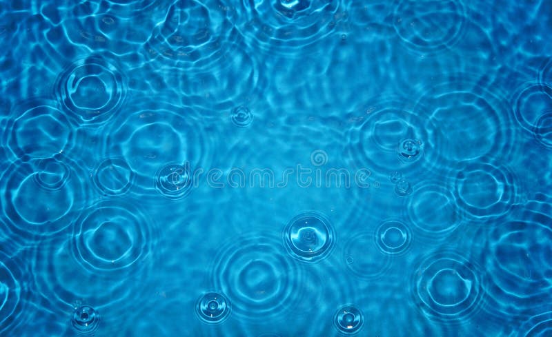 Abstract Background with Water Circles from Drops Waves. Ripple Water ...