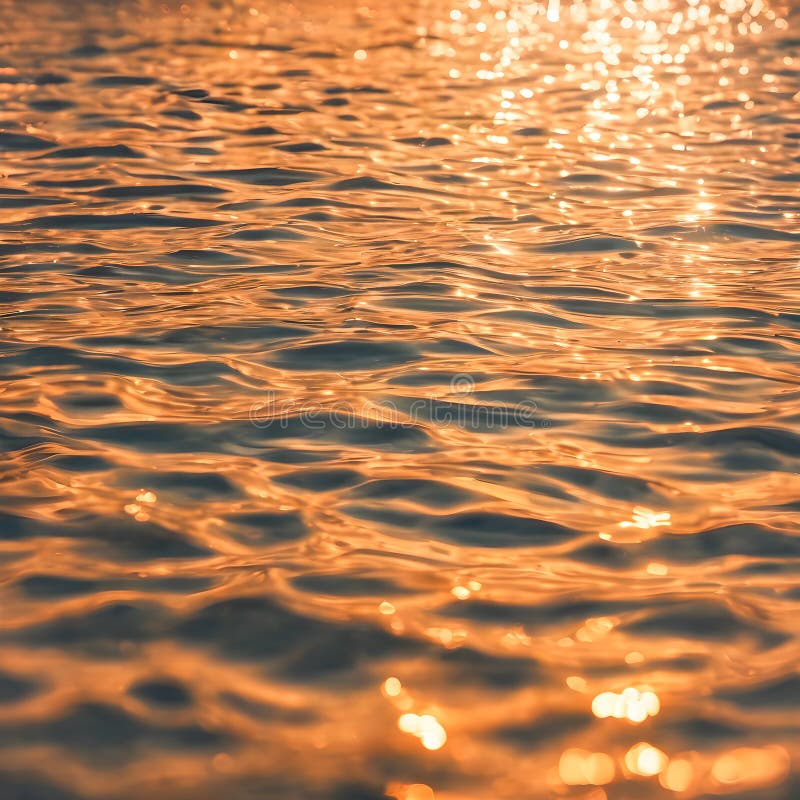 Abstract Background of Water Surface with Sun Light Reflection ...