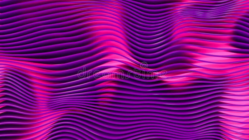 Abstract Background of Wave Bands or Lines. Trend Colors Stock ...