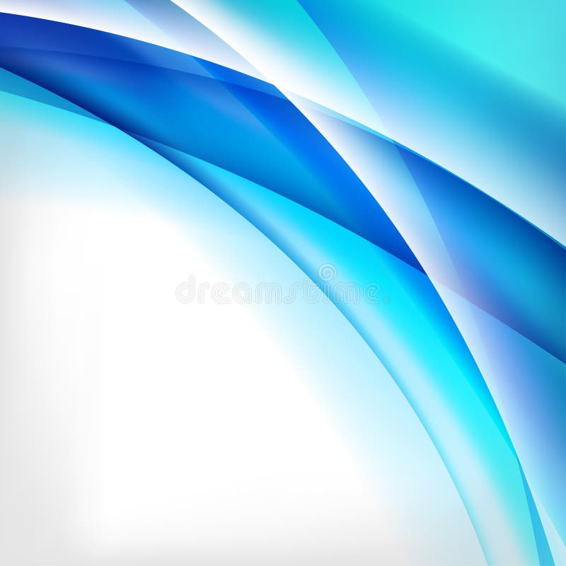 Abstract Smooth Blue Flow Background, Vector & Illustration Stock ...
