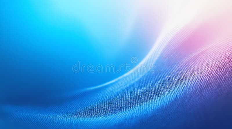 Abstract Blue and Pink Wave Background Design Stock Illustration ...