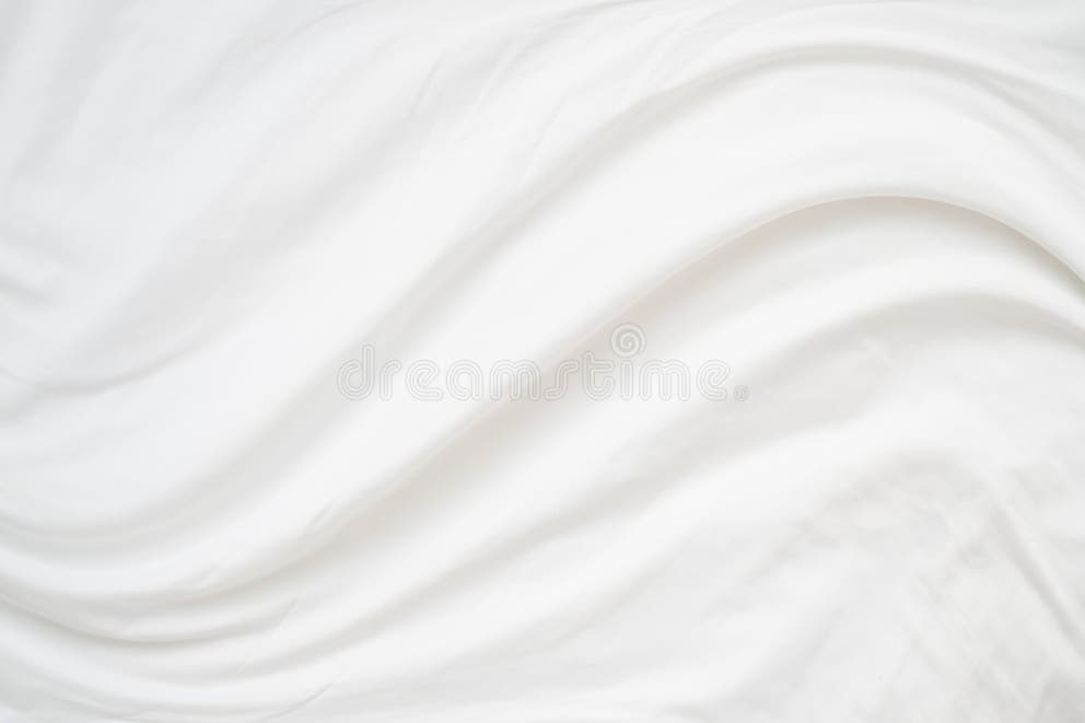 Abstract Background Wave of White Cloth, Wave Pattern of Fabric. Stock ...