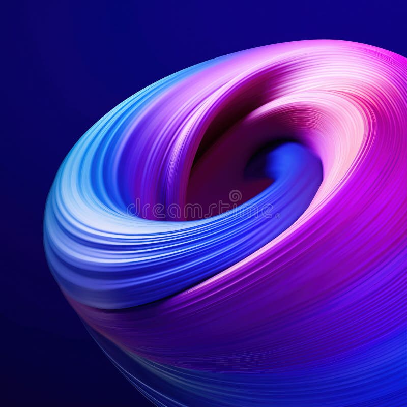 Abstract Background with Waves. Abstract Twisted Gradient Colours ...