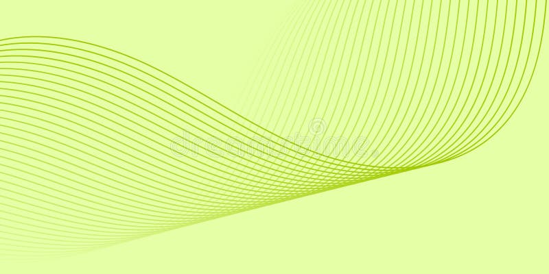 Abstract Background with Waves for Banner. Green Color Stock Vector ...