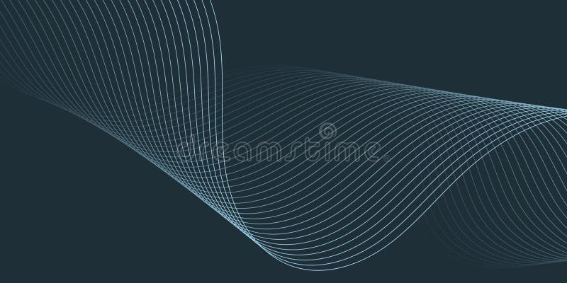 Abstract Background with Waves for Banner. Medium Banner Size Stock ...