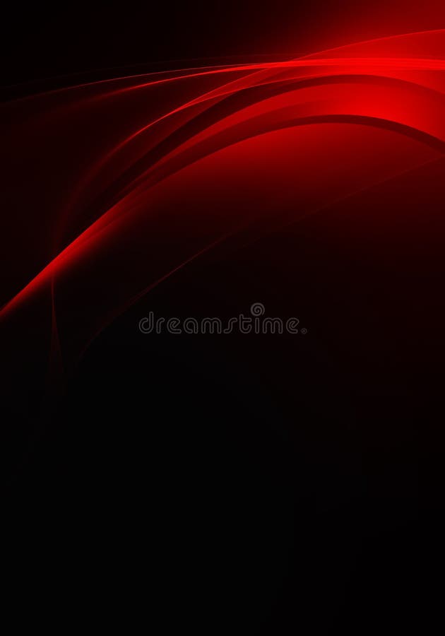 Abstract Background Waves. Black and Red Abstract Background for ...