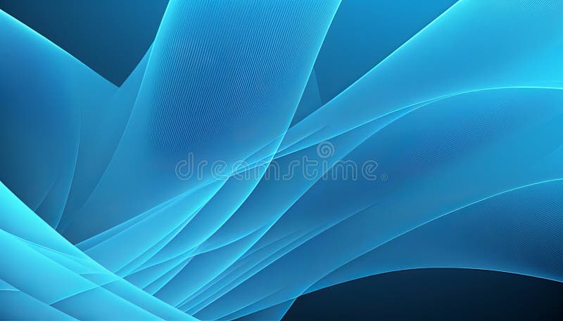Abstract Background Waves Blue Color. UI UX Design. Stock Illustration ...