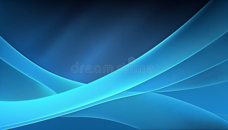 Abstract Background Waves Blue Color. UI UX Design. Stock Illustration ...