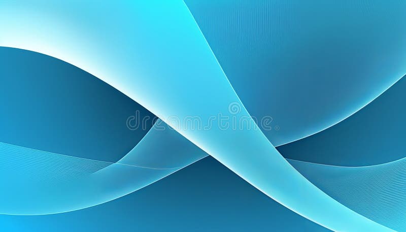 Abstract Background Waves Blue Color. UI UX Design. Stock Illustration ...