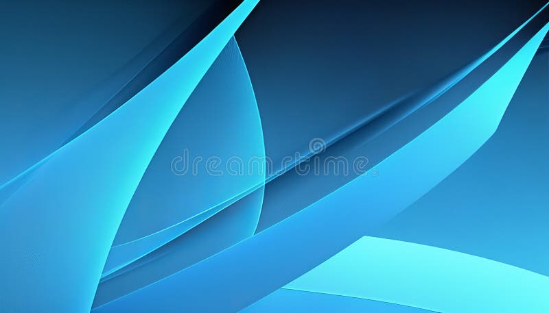 Abstract Background Waves Blue Color. UI UX Design. Stock Illustration ...
