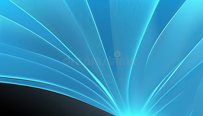 Abstract Background Waves Blue Color. UI UX Design. Stock Illustration ...