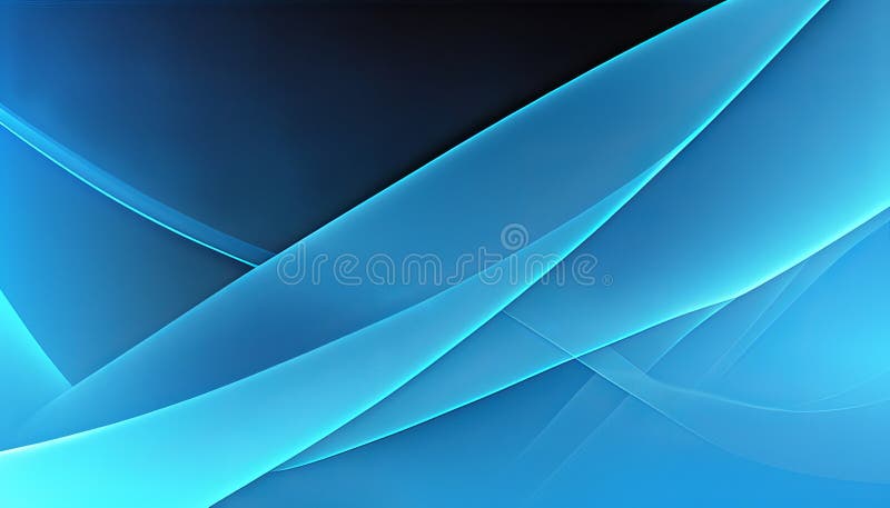 Abstract Background Waves Blue Color. UI UX Design. Stock Illustration ...