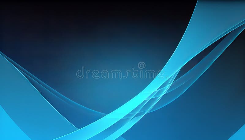 Abstract Background Waves Blue Color. UI UX Design. Stock Illustration ...