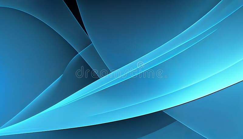 Abstract Background Waves Blue Color. UI UX Design. Stock Illustration ...