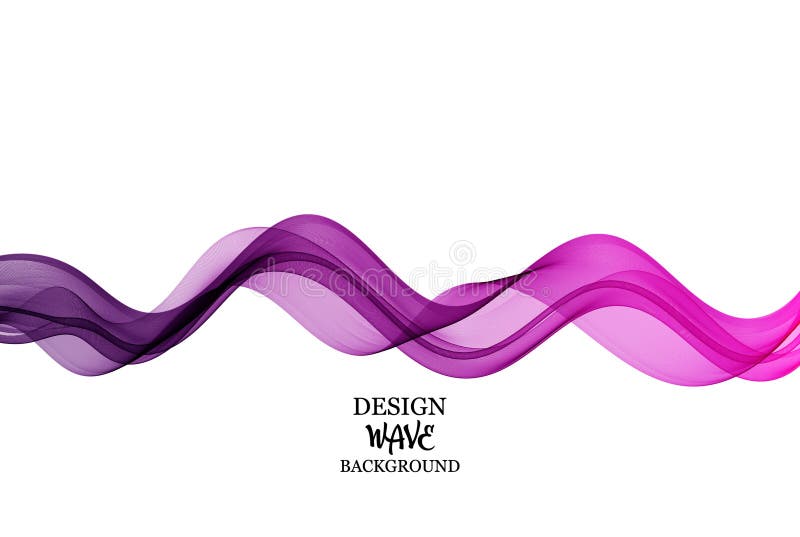 Abstract Background of Waves of Pink and Purple Lines, Transparent ...