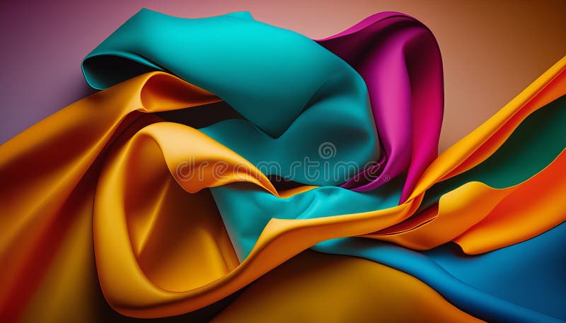 Abstract Background Waves Shilk Multi Color. Using Your Project UI UX ...
