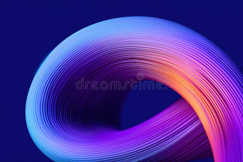 Abstract Background with Waves. Abstract Twisted Gradient Colours ...