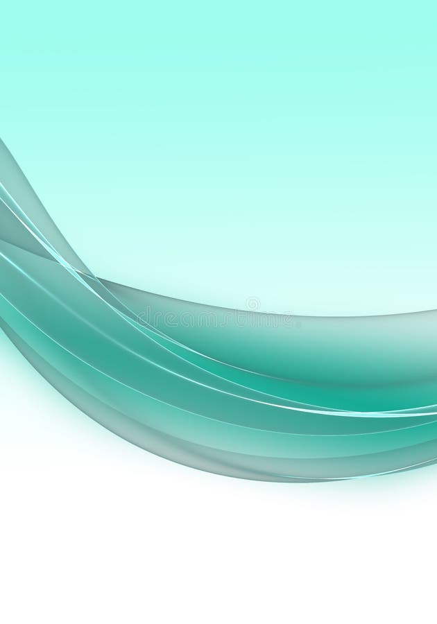 Abstract Background Waves. White, Mint Green and Grey Abstract ...