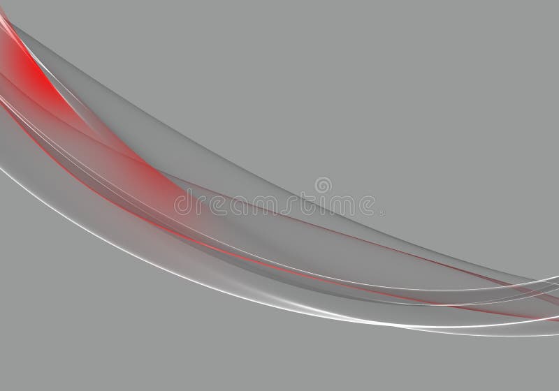 Abstract Background Waves. White, Red and Silver Grey Abstract ...