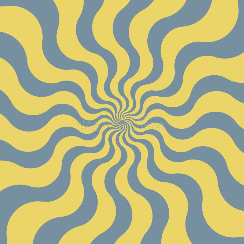 Abstract Background, Wavy Circular Lines, Flat Design Stock ...