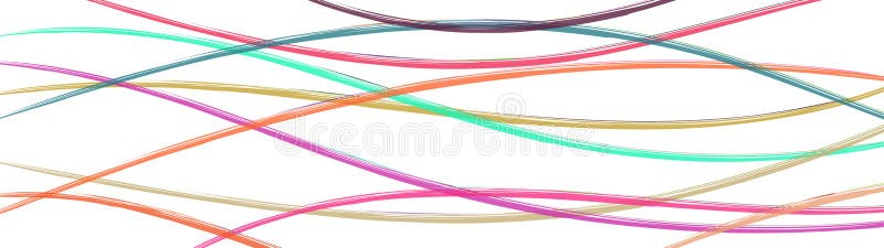 Abstract Background of Wavy Intertwining Lines Stock Vector ...