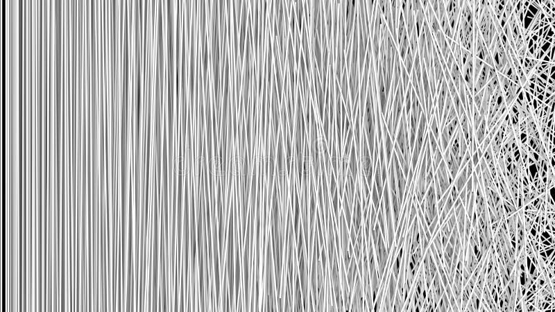 Tangled on White. Chaos Pattern. Scribble Sketch. Background with Array ...