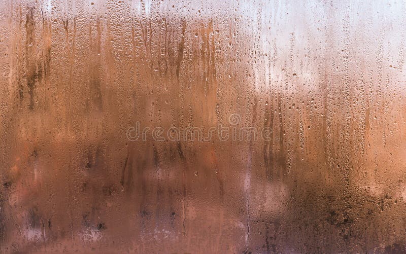 Abstract Background on Wet Glass. Abstract Background of Water Droplets ...